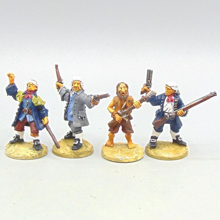 Grade D - Wargames Foundry - Pirates - Treasure Island Characters