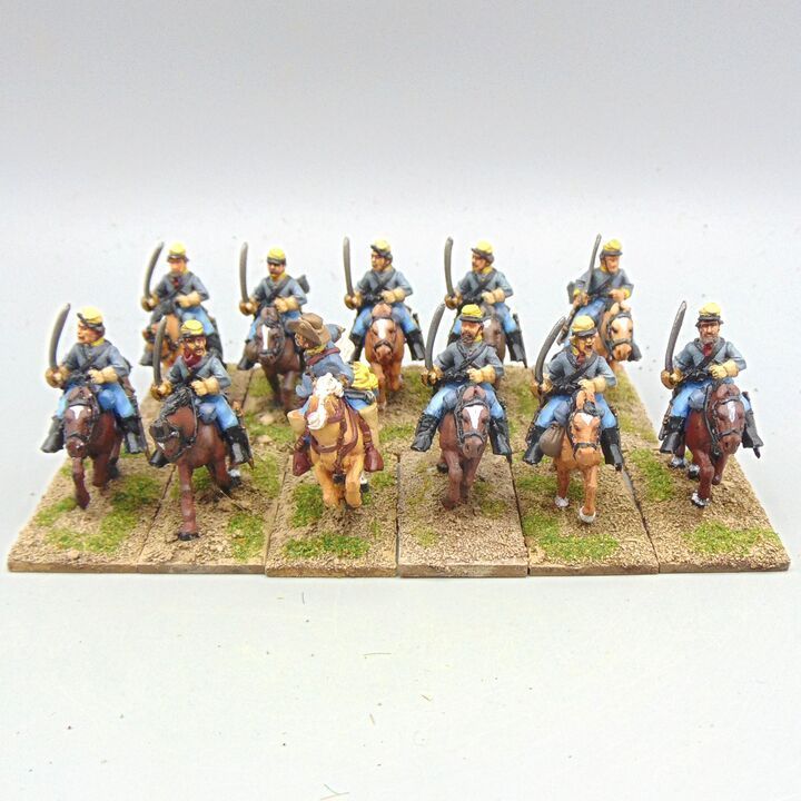 Grade C - Wargames Foundry/Perry Miniatures - ACW - Confederate Cavalry