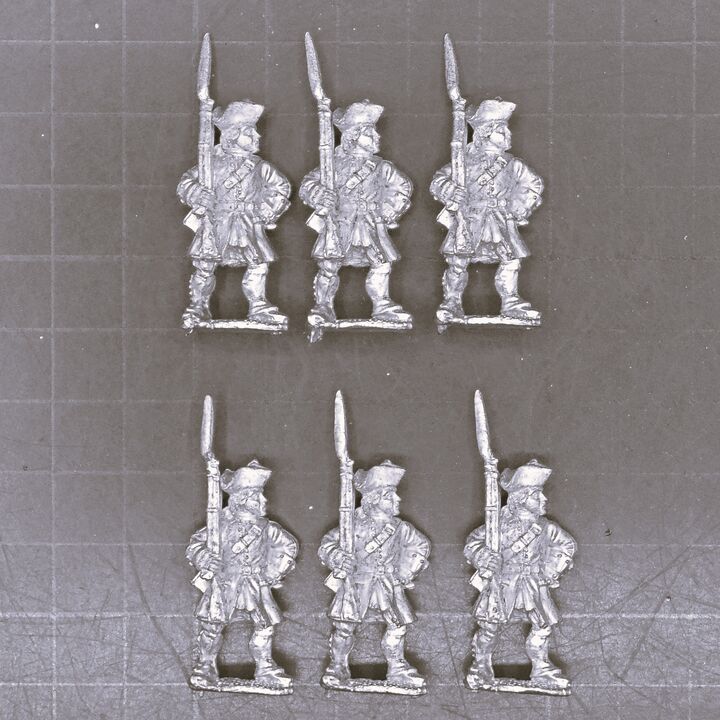 Front Rank Miniatures, SYW: French Fusiliers, Marching
