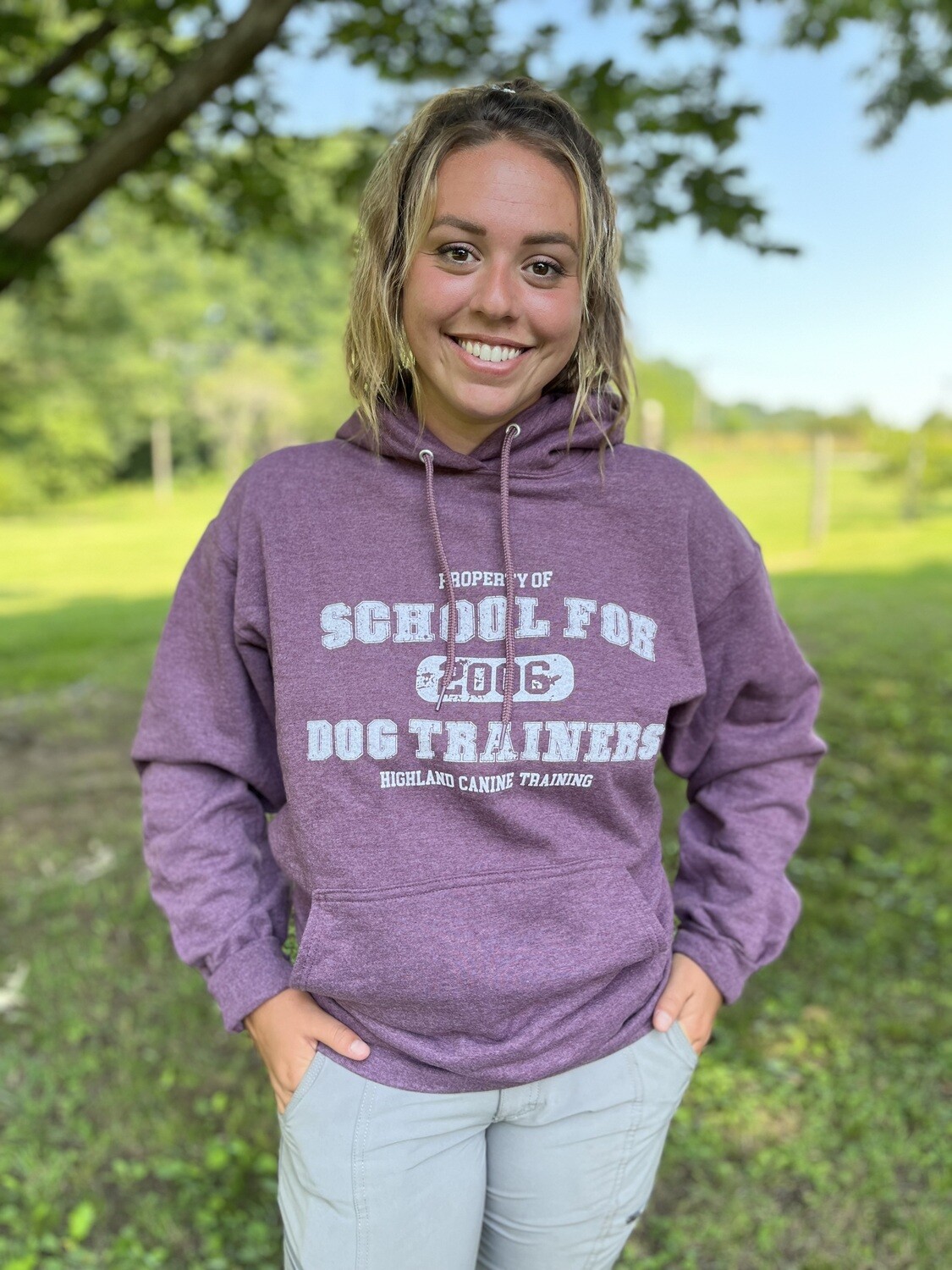 Property of School for Dog Trainers Hoodie | Dog Training Products ...