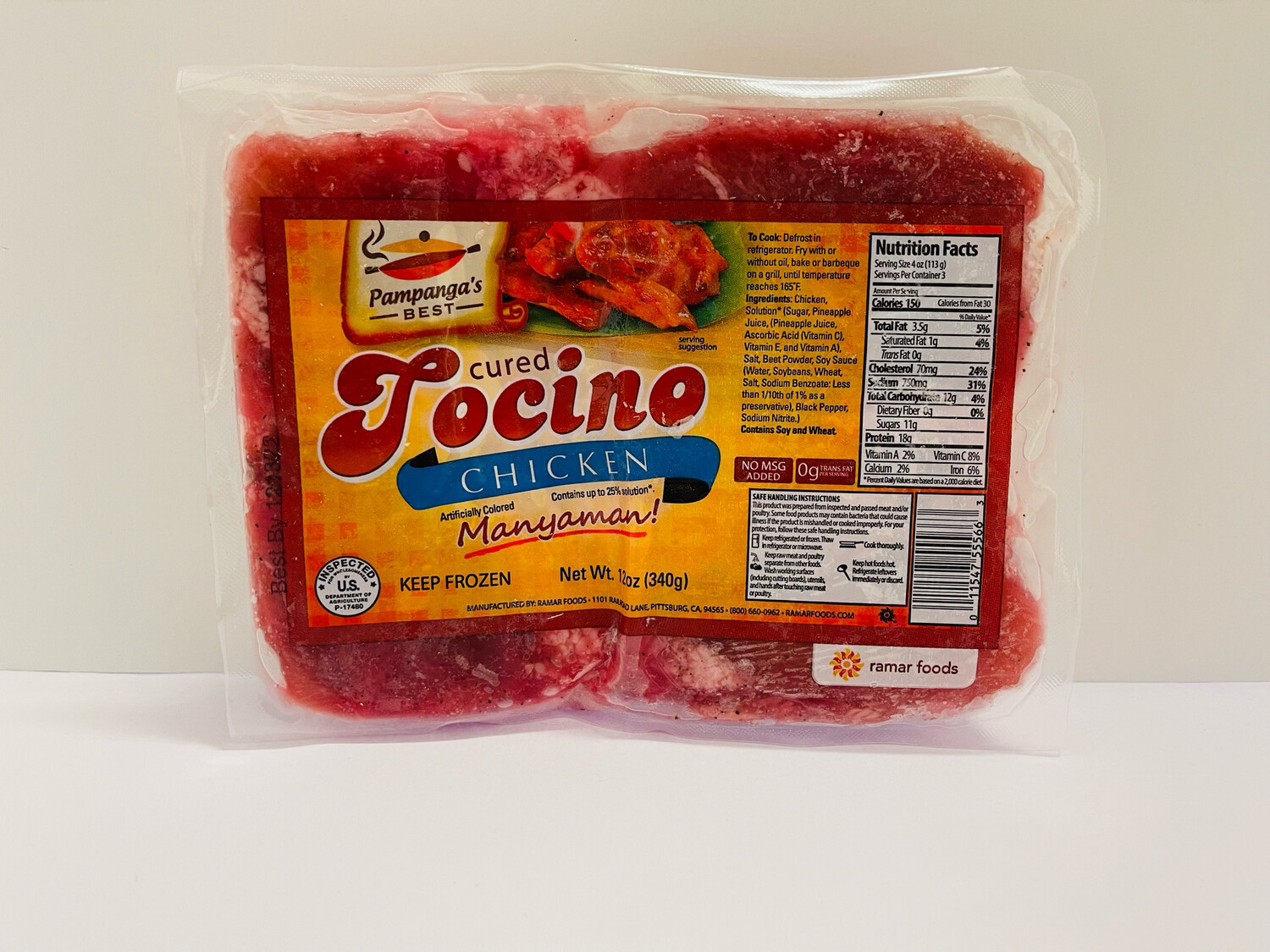 Pampanga’s Cured Chicken Tocino