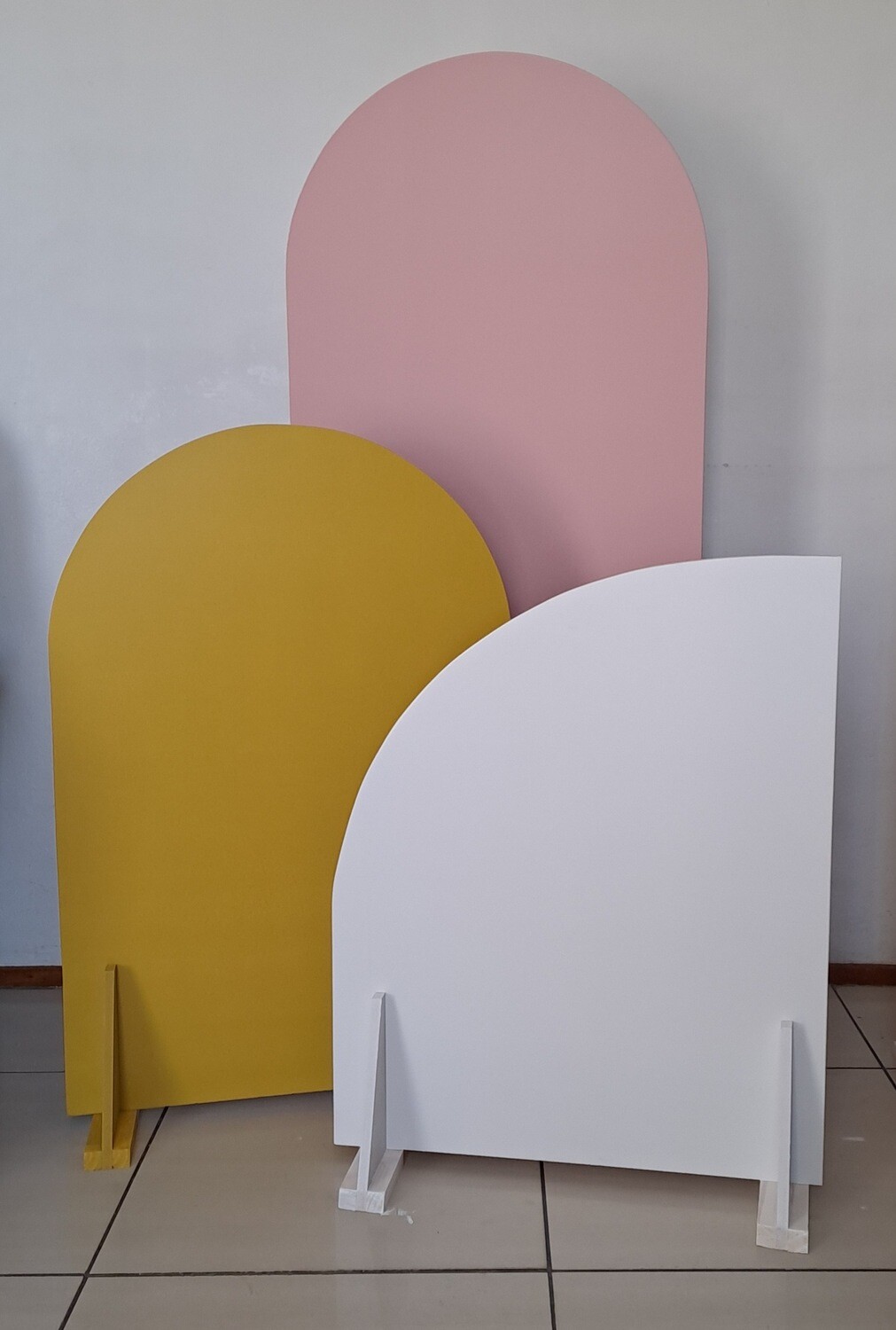 3 Piece Arch Backdrop Set Details in Description