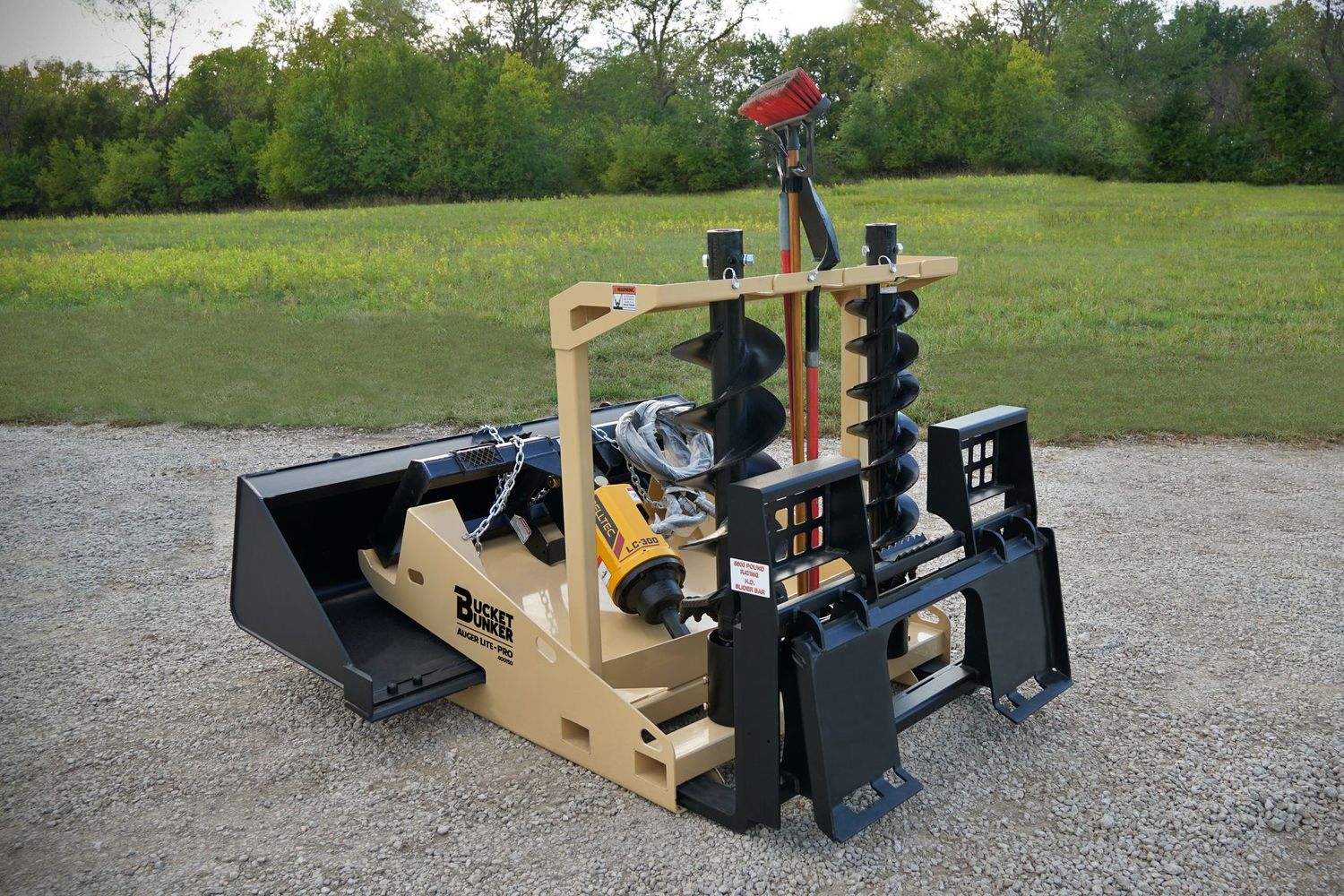 Auger Lite - PRO Attachment Rack by Bucket Bunker™