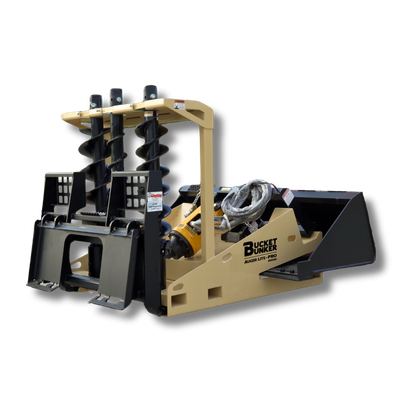 Auger PRO™ Attachment Rack by Bucket Bunker™