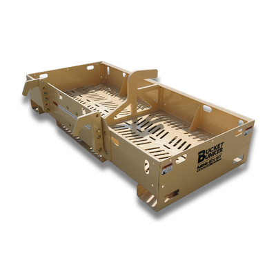 Mini-EX 6T XL™ Attachment Rack | Bucket Bunker®