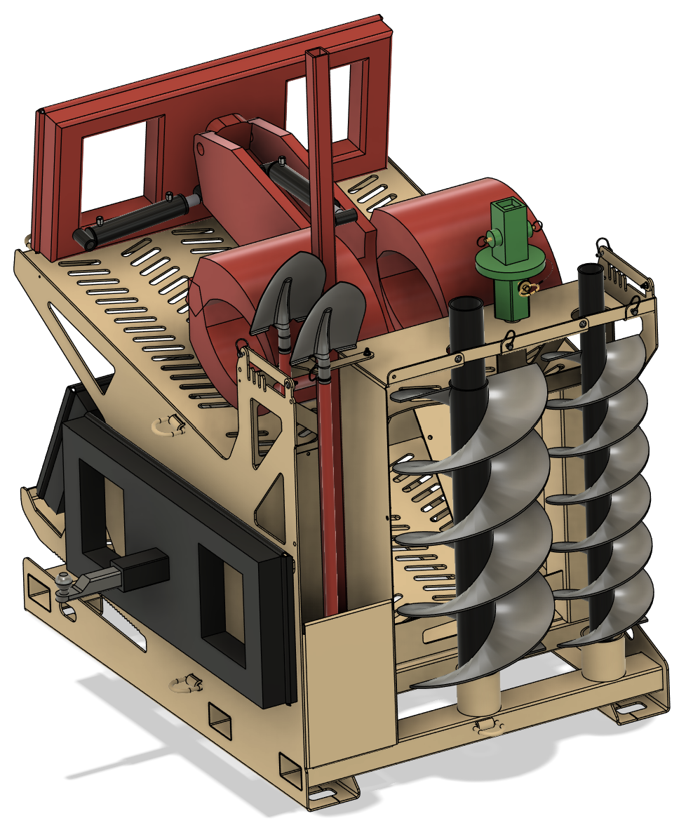 Skid Steer Attachment Racks | USA