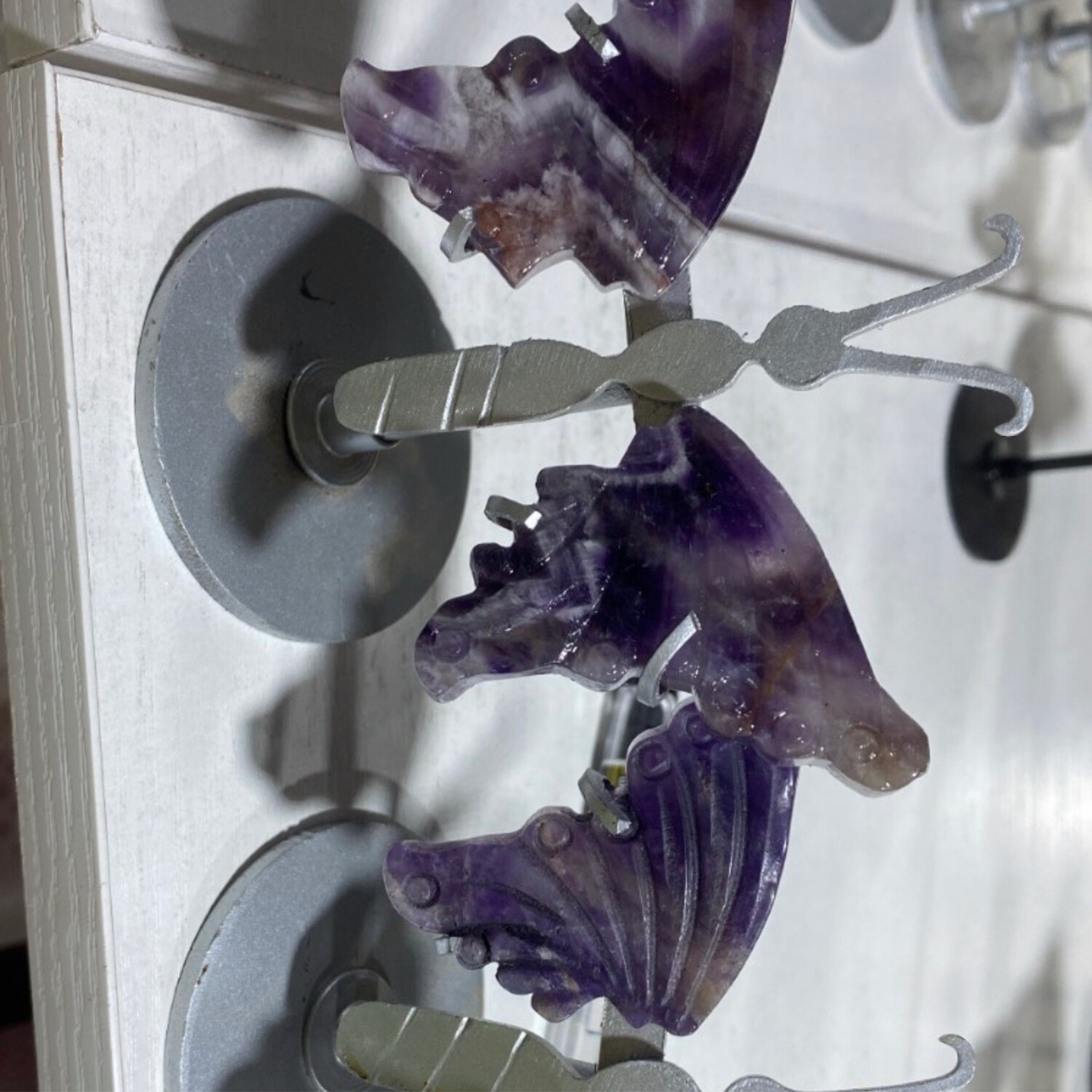 Crystal wing set with stand