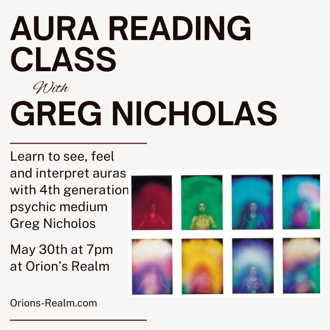 Aura Reading Class with Gregory Nicholas