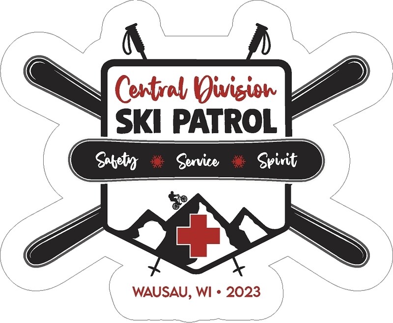 Central Division Ski Patrol Decal