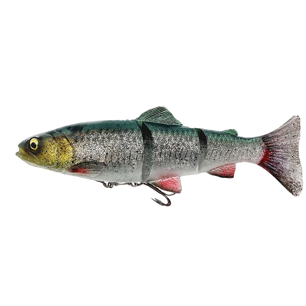Gummifische montiert zum Schleppen/werfen