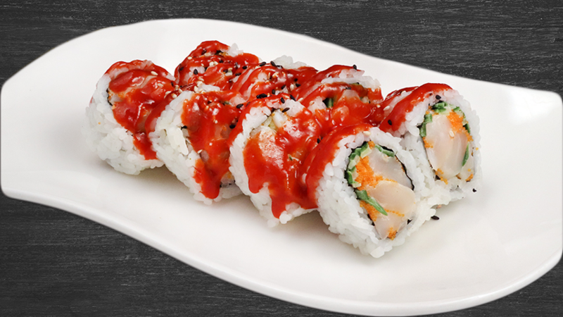 Spicy Scallop Tobiko Roll
