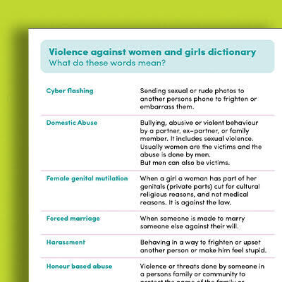 Violence Against Women and Girls Dictionary
