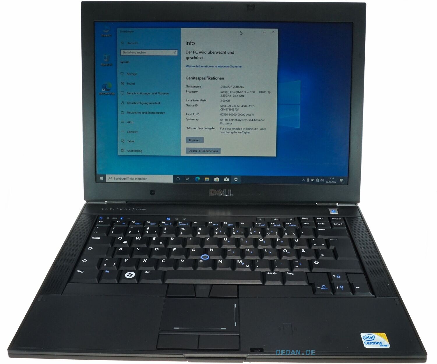 DELL Latitude E6400 i C2D 2,53 GHz 3 GB 80 GB HDD