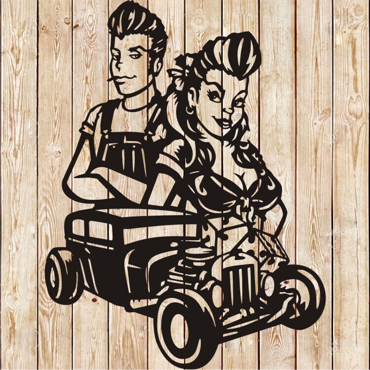 Rockabilly Art Cutting File