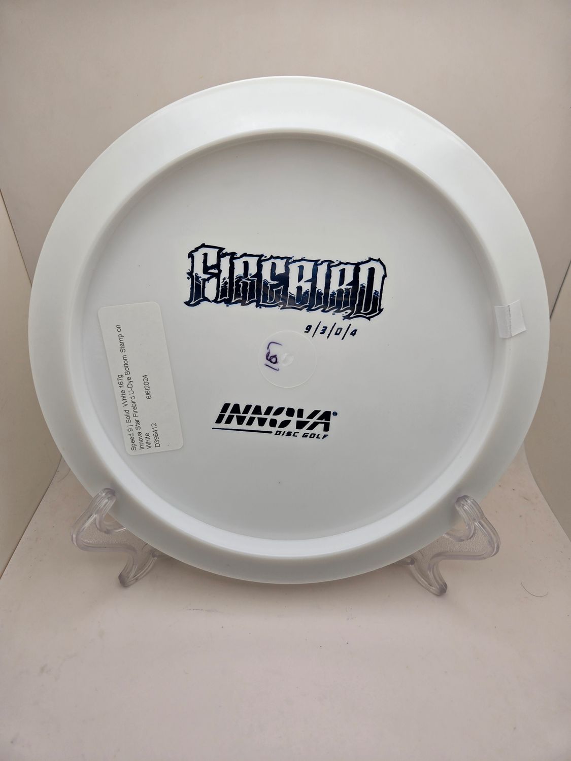Innova Discs Star Firebird White U-Dye Bottom Stamp with Blue Stamp 167g