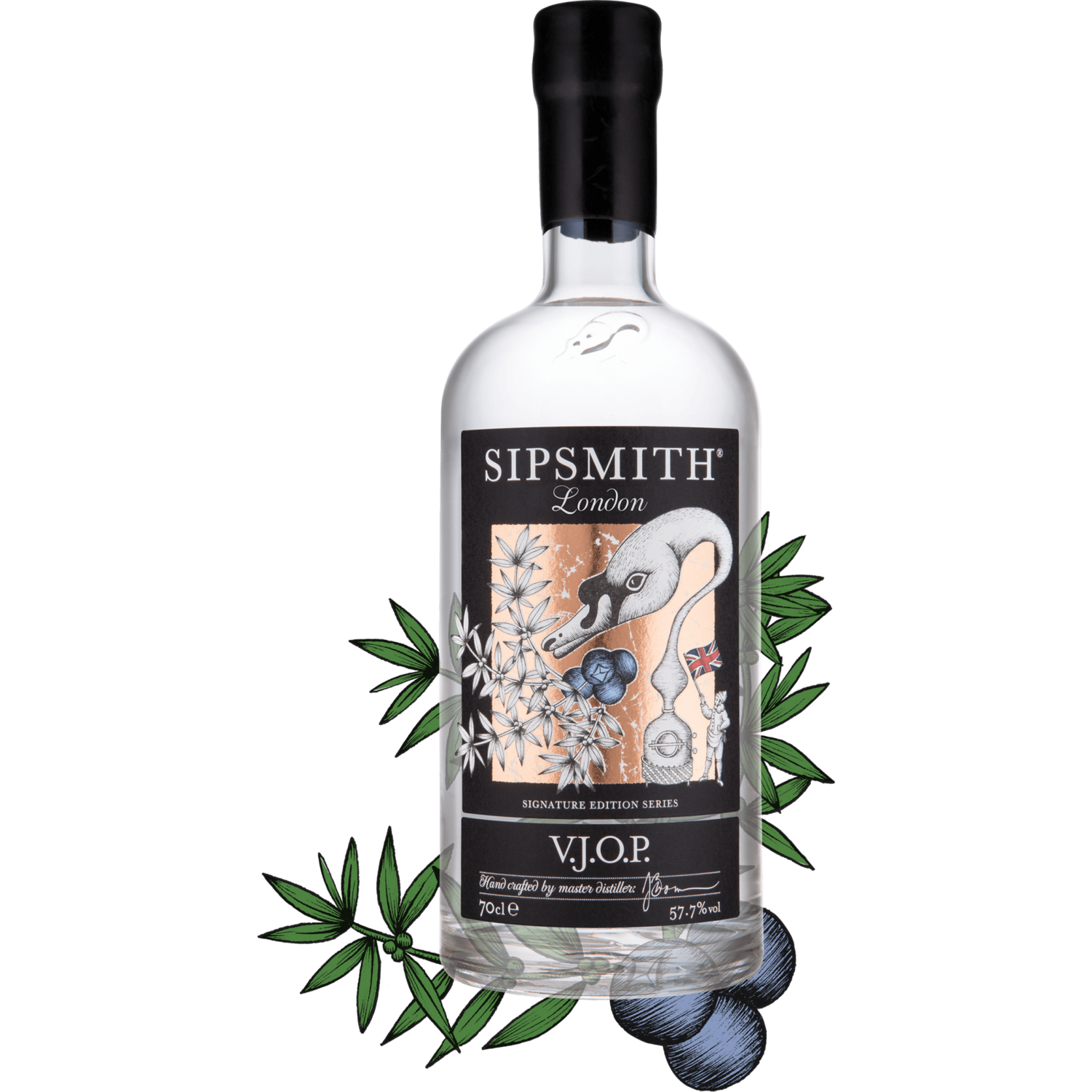 Sipsmith Signature Edition Series V.J.O.P. Dry Gin 57,7% VOL. (1x0,7ltr.)