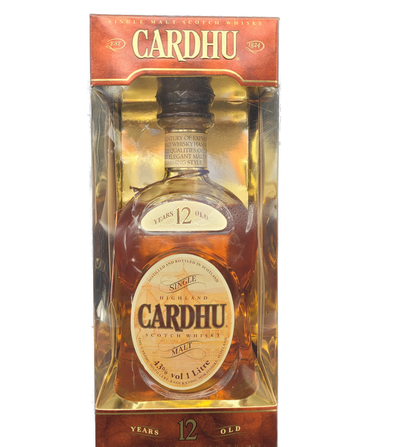 Cardhu 12 Years Highland Single Malt Scotch Whisky Scotland 43% VOL ...