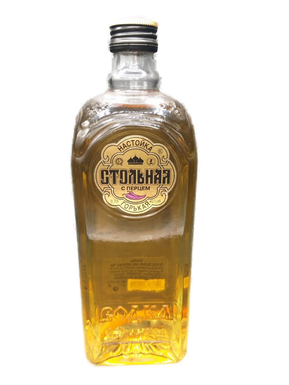 Vodka Stolnaya Import Vodka mit Peperoni 40% VOL. (1x0,7ltr.)