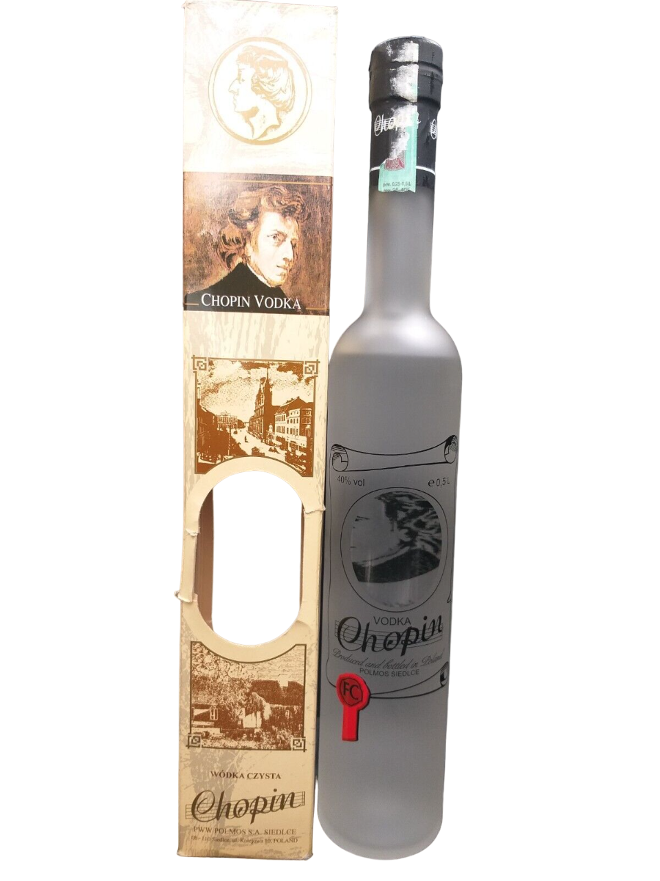 Polmos Vodka Chopin Polen 40% VOL. (1x0,5ltr.) OVP