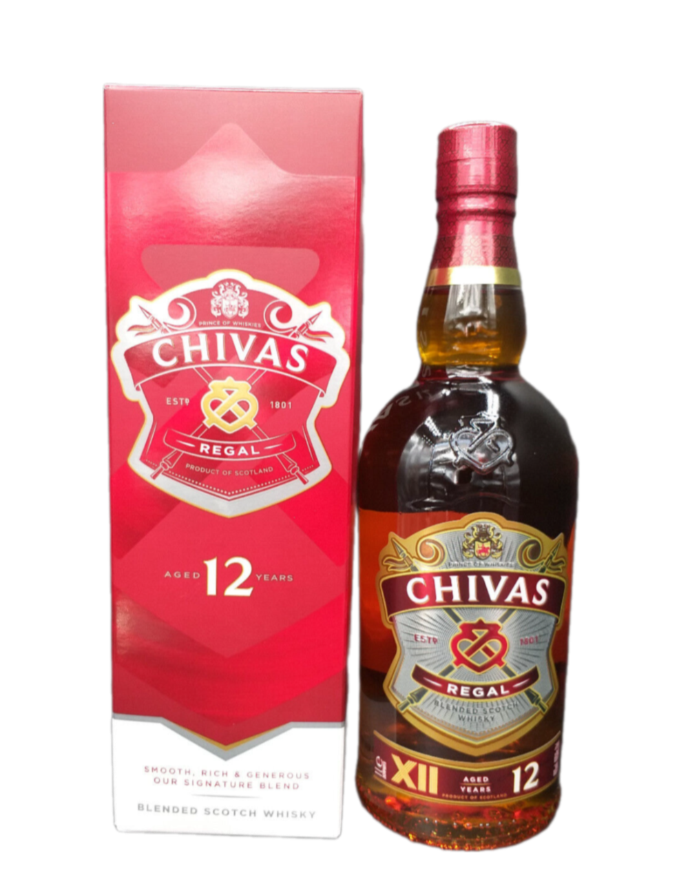 Chivas Regal 12 Jahre Blended Scotch Whisky 40% VOL. (1x1,0ltr.) OVP