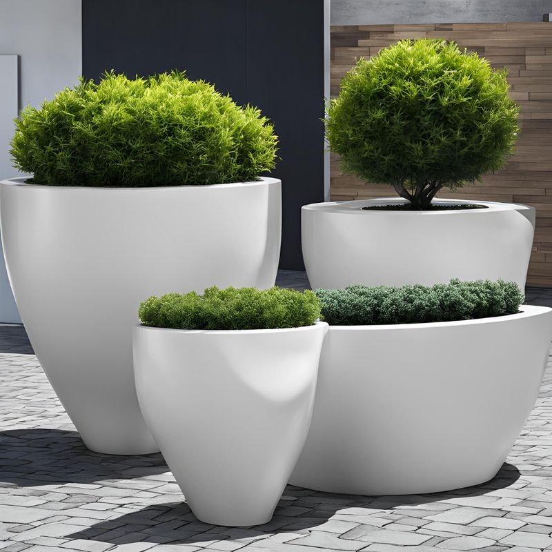 FRP Fiberglass Planters by Dwelling Store