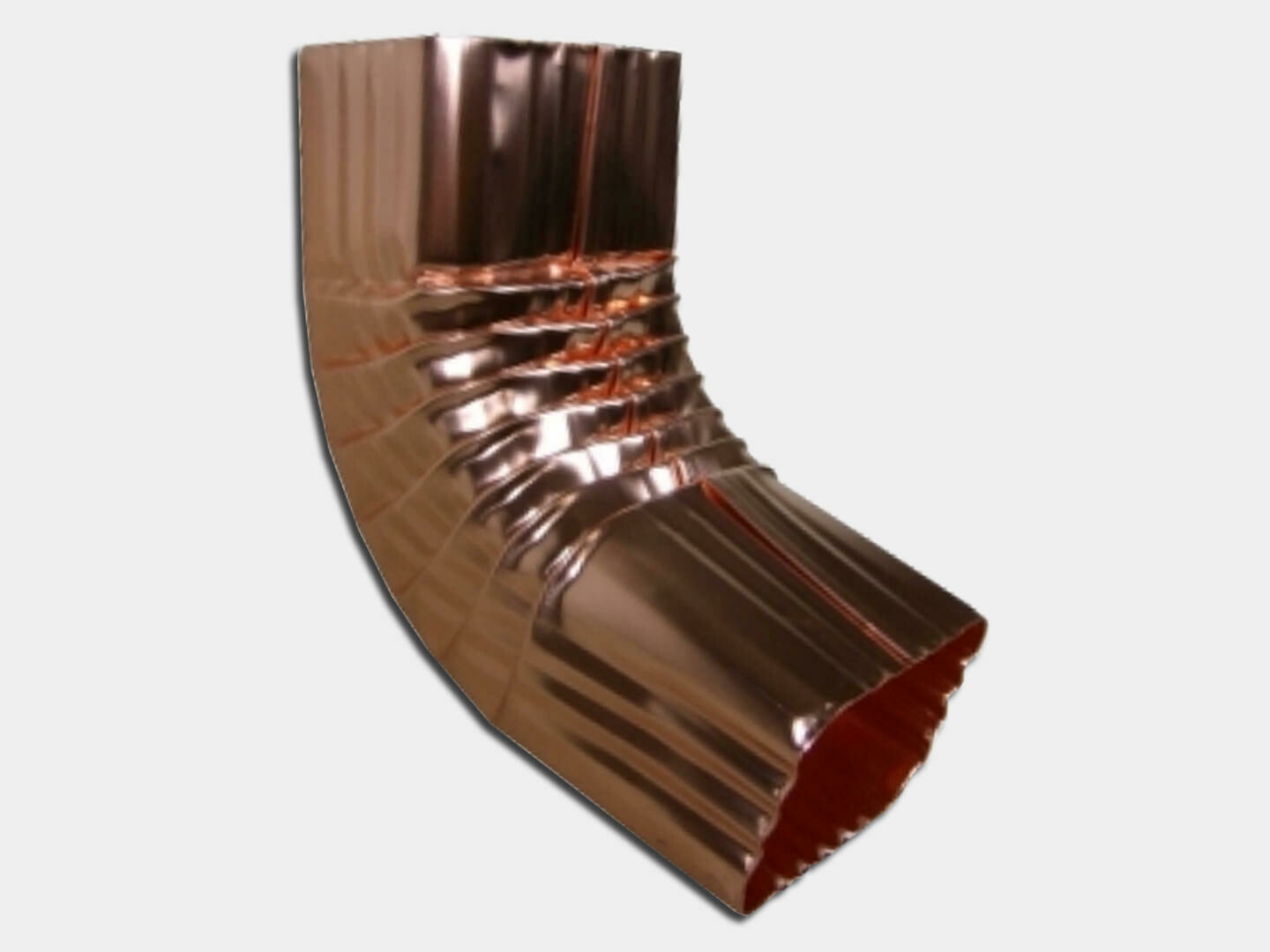 Square Corrugated Copper Elbow (A) Style for Downspout