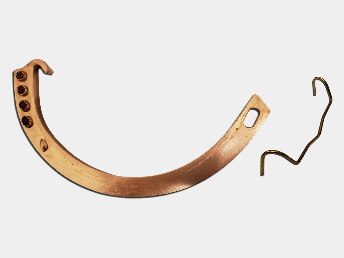 Copper Gem Circle Half Round Gutter Hanger - K&M Supply