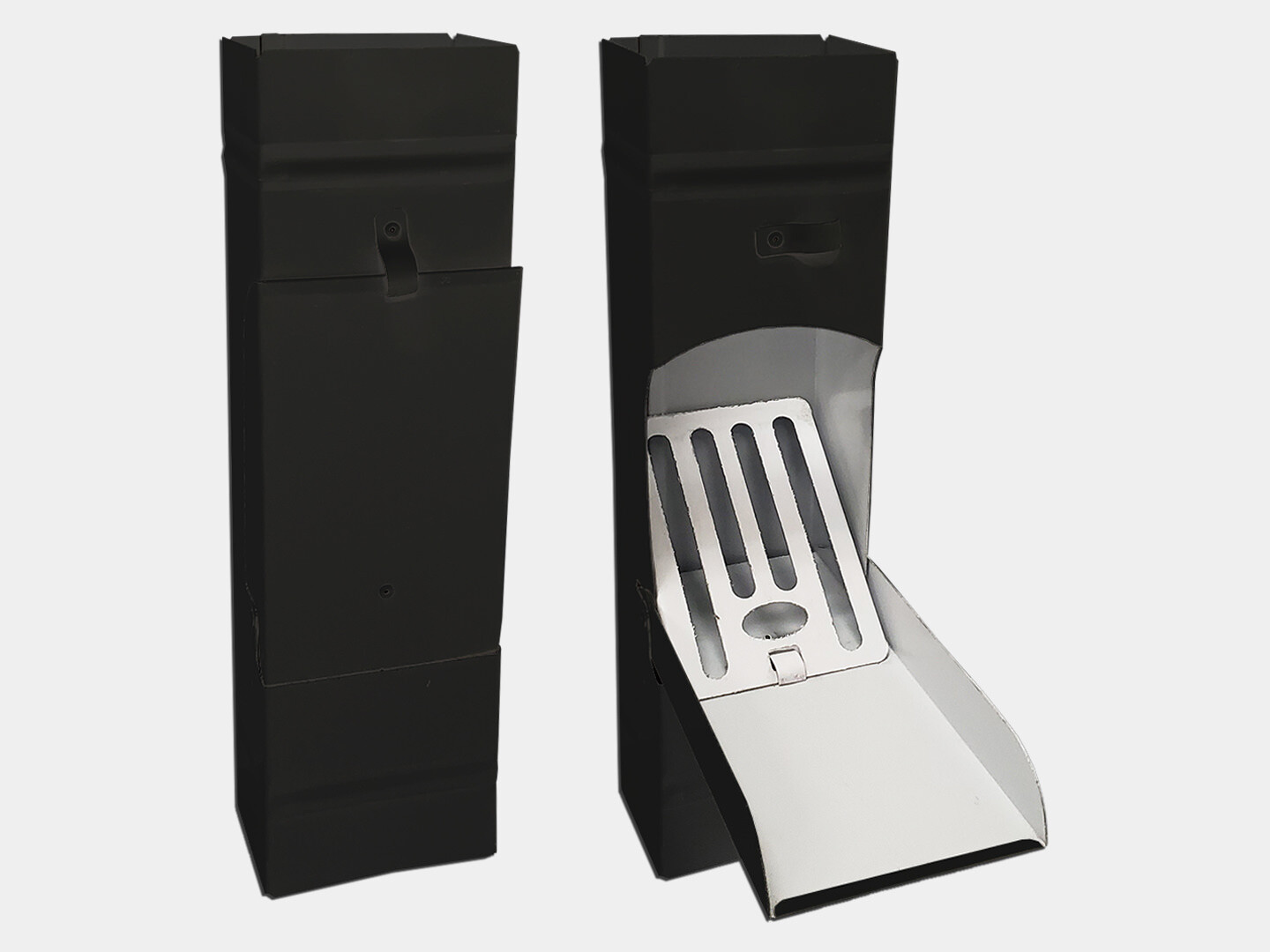 Plain Square Kynar Steel Downspout Cleanout K&M Supply