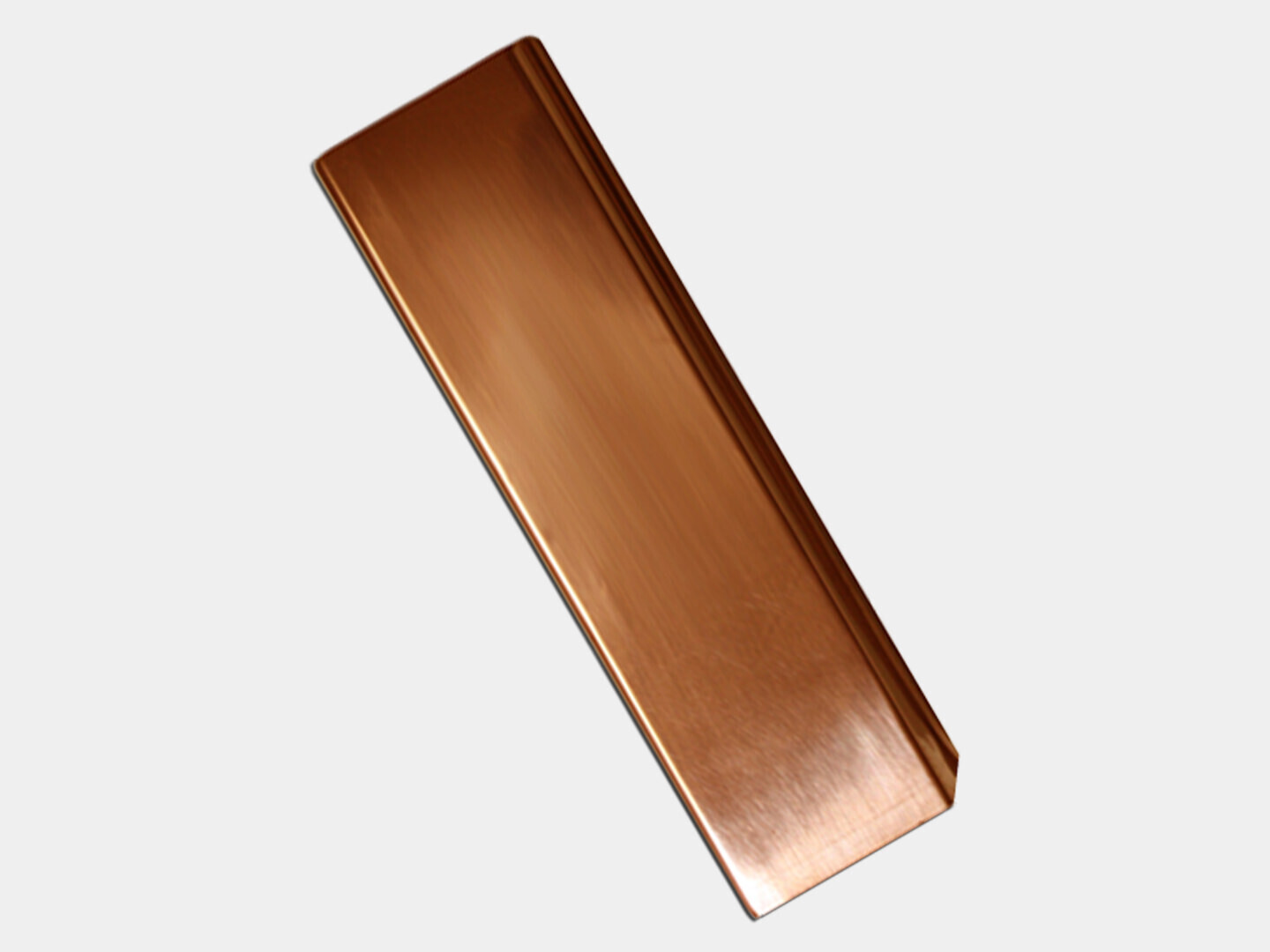 Plain Square Copper Downspout - K&M Gutter Supply