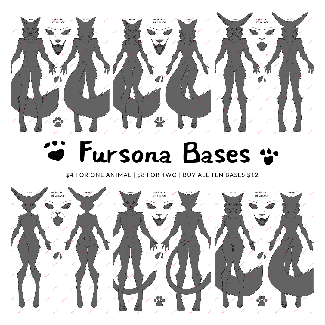 Fursona Bases
