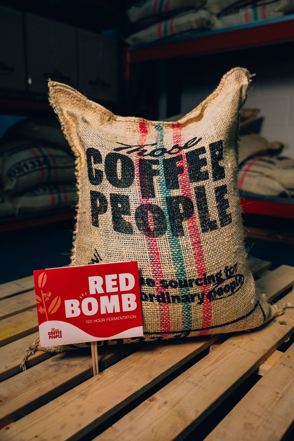 Red Bomb 120 Hour Ext. Fermentation | Green Coffee Sack - Those Coffee ...