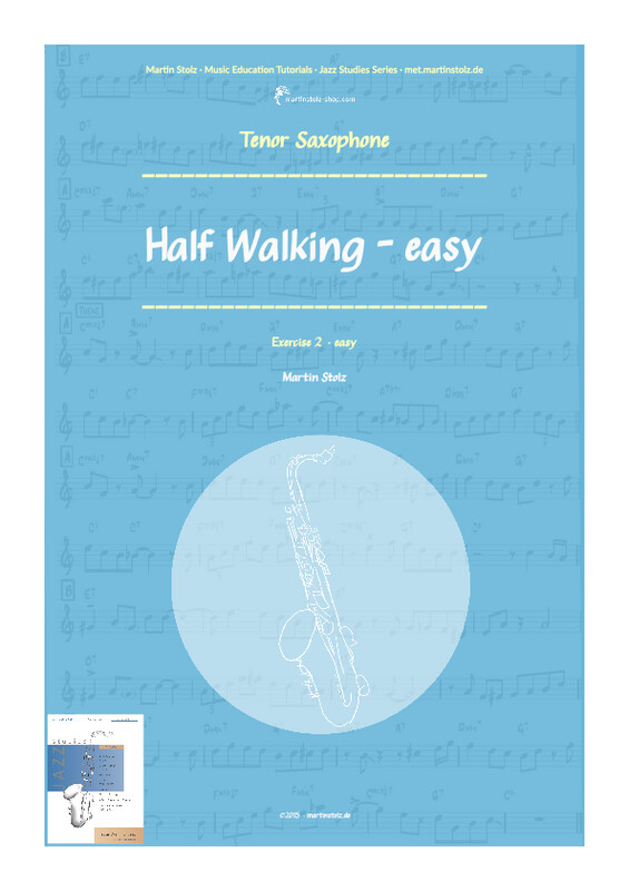 Jazz Exercise' "Half Walking" - Tenor Sax