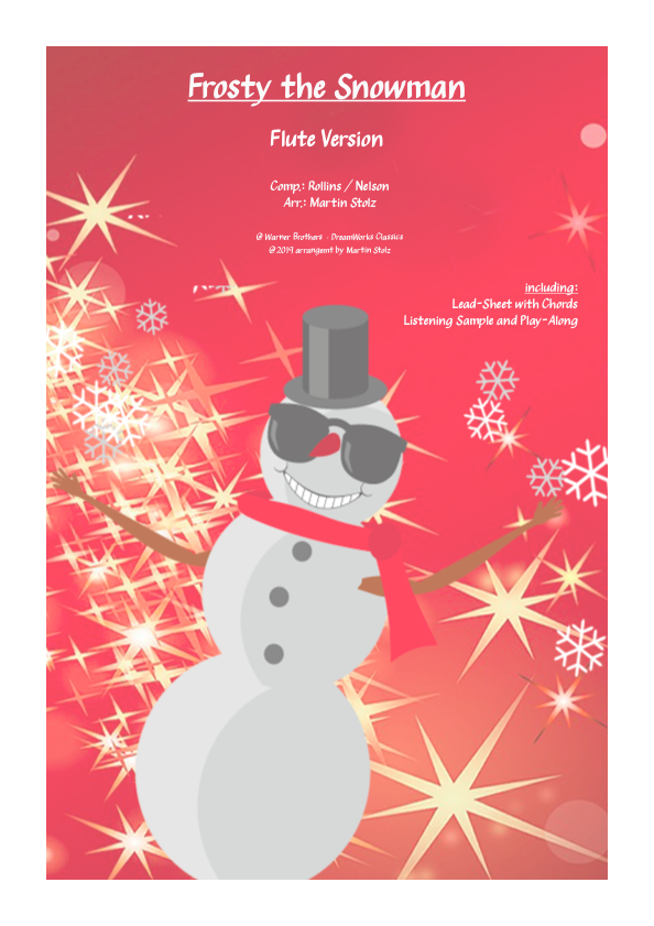 Christmas Song "Frosty the Snowman" - Flute