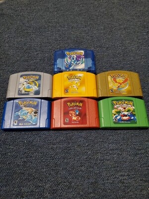 Pokemon Games for GBA, GBC, N64, & DS!