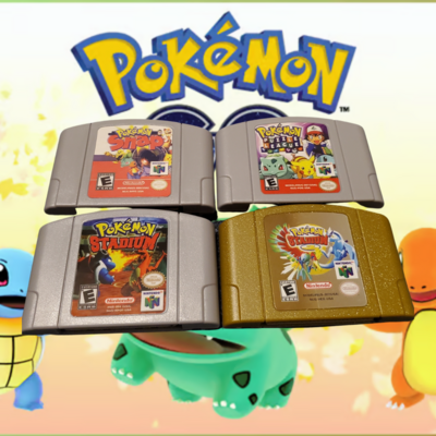 Pokemon Games for GBA, GBC, N64, & DS!