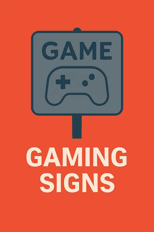 Gaming Signs | Nicest Finds - Shop Now!