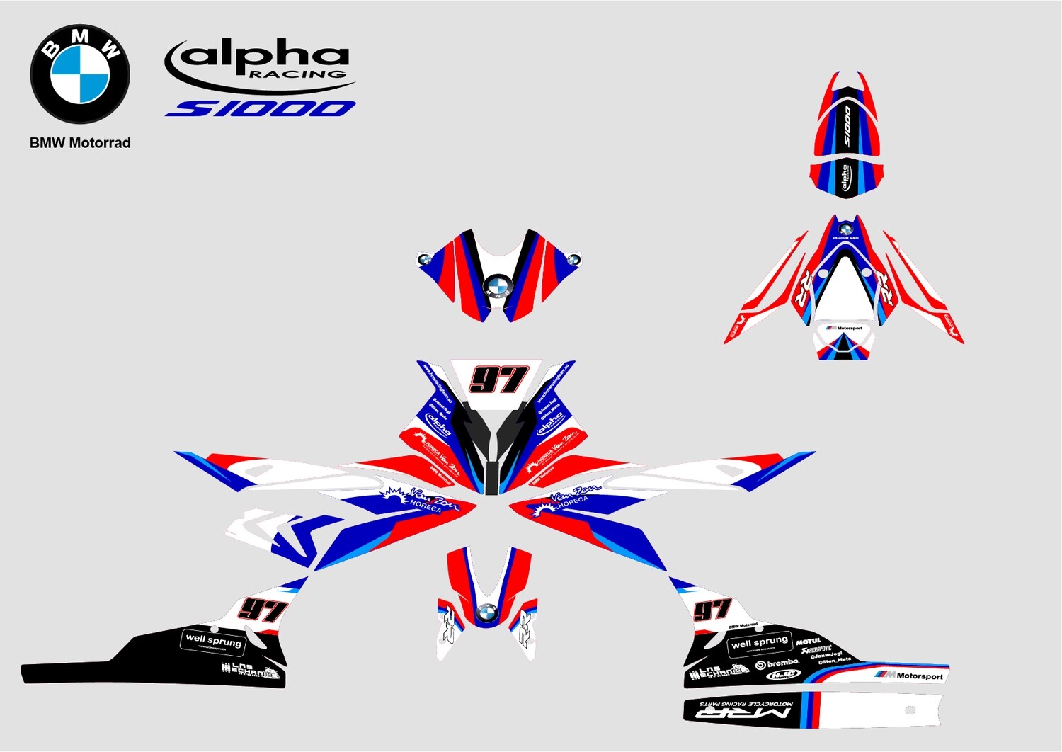 BMW S1000RR Graphics Kit SS