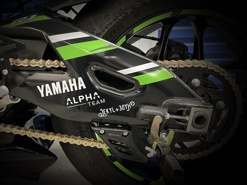 2015 - 2023 Yamaha R1 Swing Arm decals