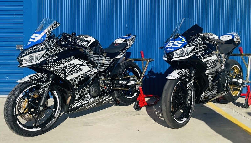 2018 - 2023 Kawasaki Ninja 400 Supersport Racing Graphics Kit