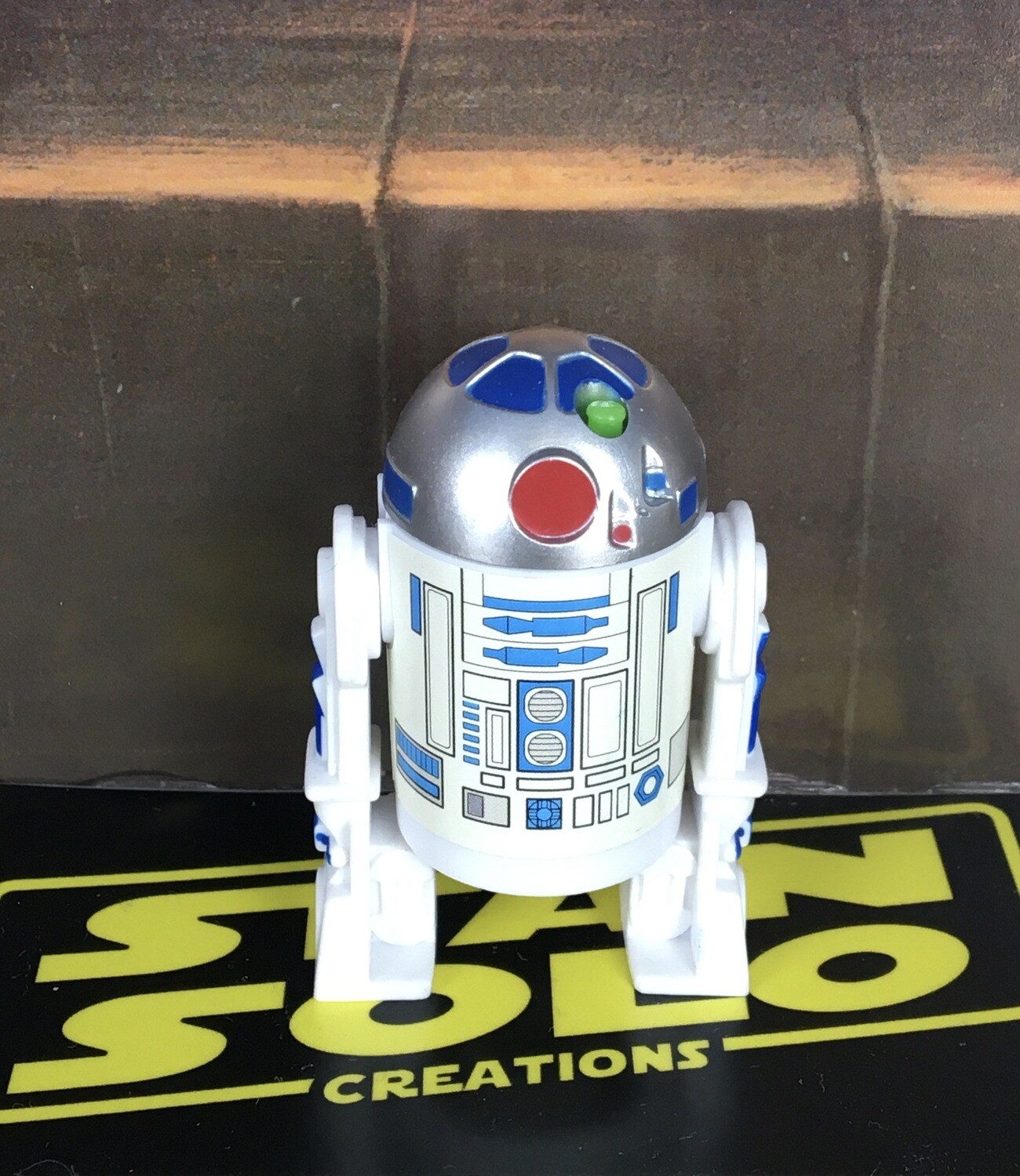 Stan Solo Custom Glasslite R2 D2 With Pop Up Lightsaber
