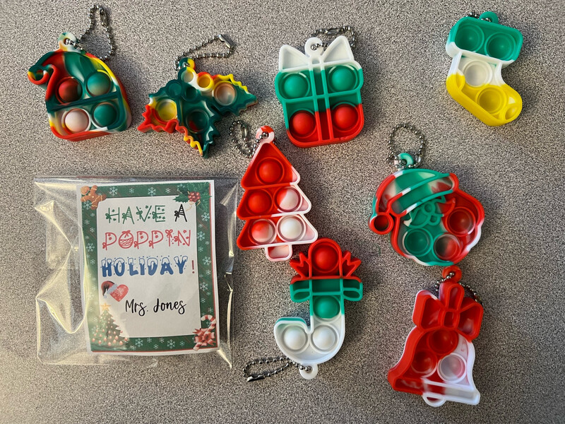 Christmas Pop It Student Gift