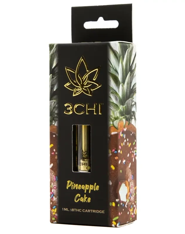 3Chi: Pineapple Cake Indica Hybrid Delta 8 THC Vape Cartridge 1g - THC ... 3Chi: Pineapple Cake Indica Hybrid Delta 8 THC Vape Cartridge 1g - THC ...