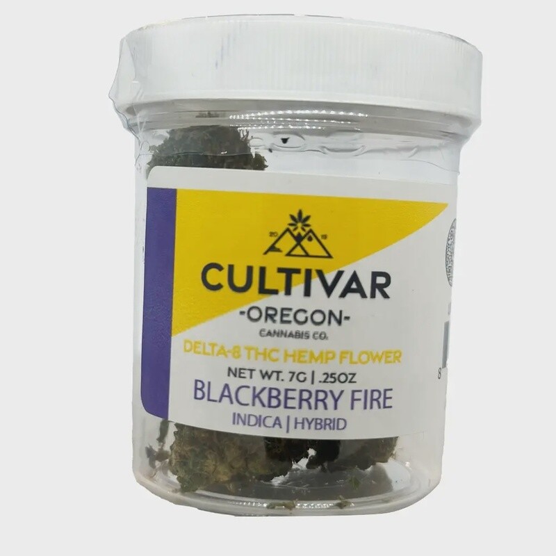 Blackberry Fire Delta 8 THC Flower | Indica Hybrid | 7g - WNC - Nurse ...