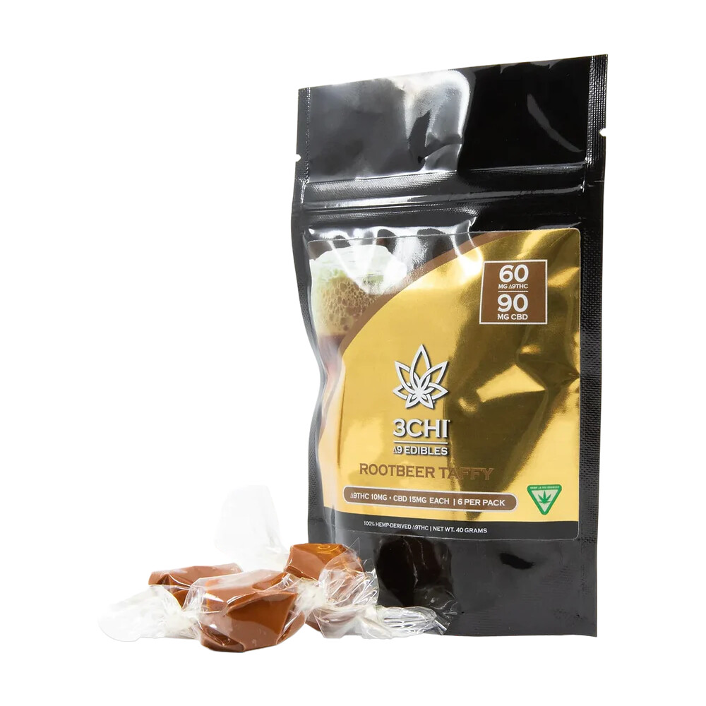 3Chi: THC Root Beer Taffy 6ct - What is Whole Spectrum - Nurse Wellness