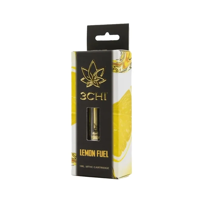 3Chi: Lemon Fuel Sativa Hybrid Delta 8 THC Vape Cartridge 1g - Shop ...