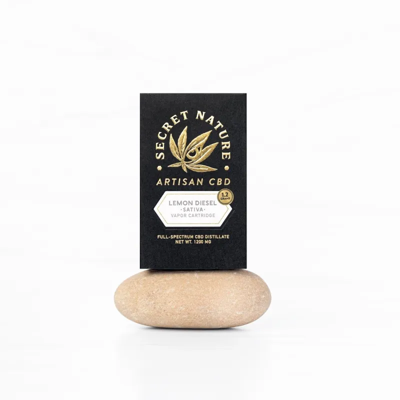 Secret Nature: Lemon Diesel Sativa CBD Vape Cartridge - Shop - Nurse ...