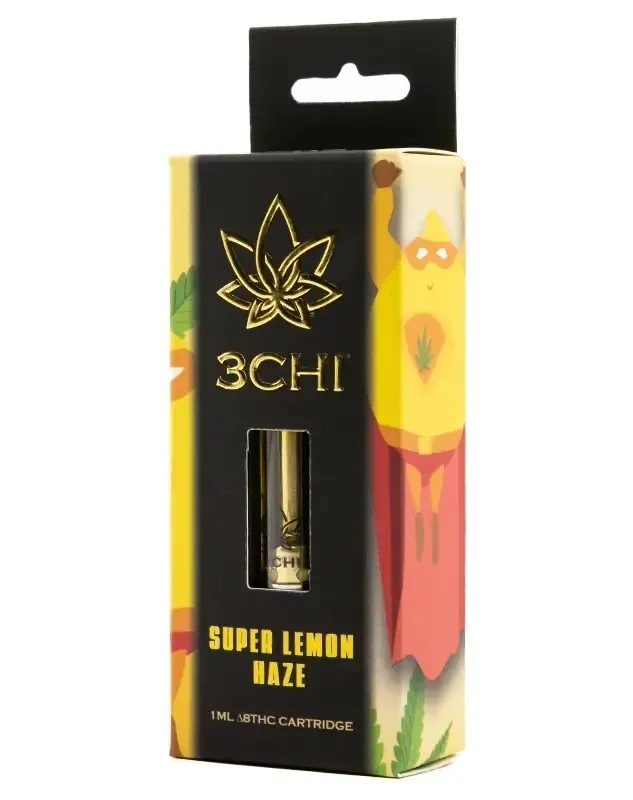 3Chi: Super Lemon Haze Sativa Hybrid Delta 8 THC Vape Cartridge 1g ...