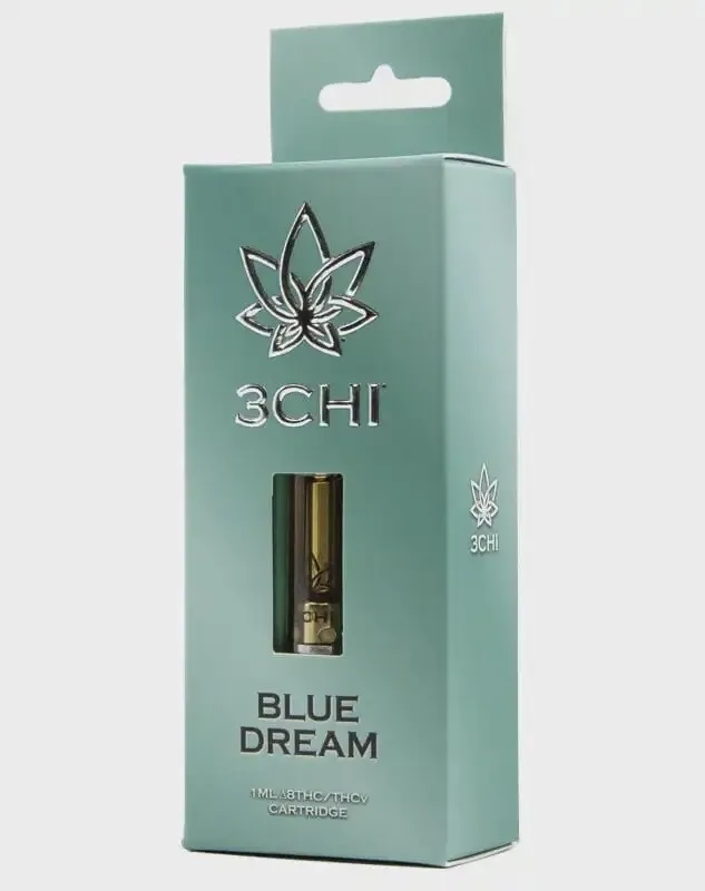 3Chi: Blue Dream Delta 8 THC + THCv Vape Cartridge 1g - Nurse Wellness ...