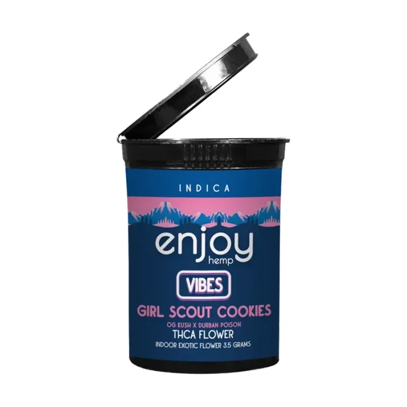 Enjoy: Vibes Indica THCa Flower - 3.5g -Girl Scout Cookies - Nurse ...