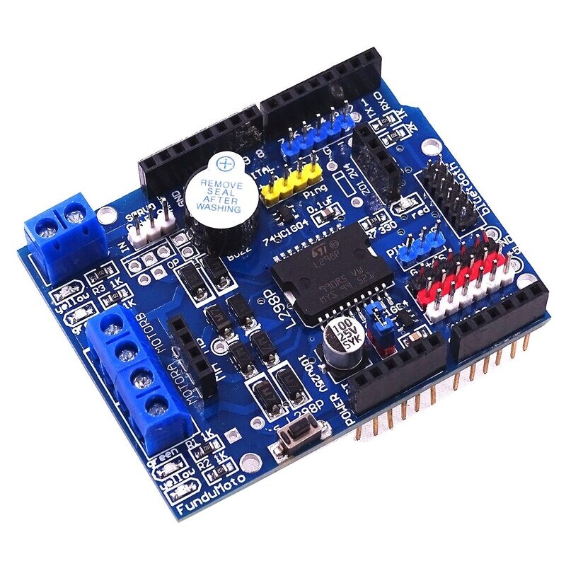 Shield driver moteur L298P avec GPIO